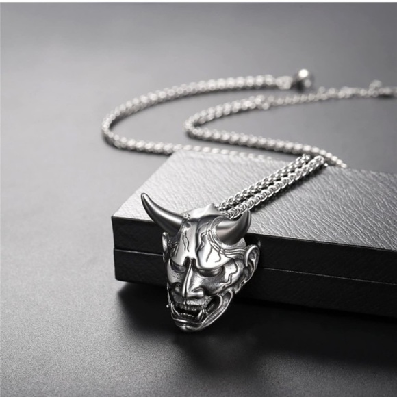 Accessories | Punk Demon Stainless Steel Necklace Men | Poshmark
